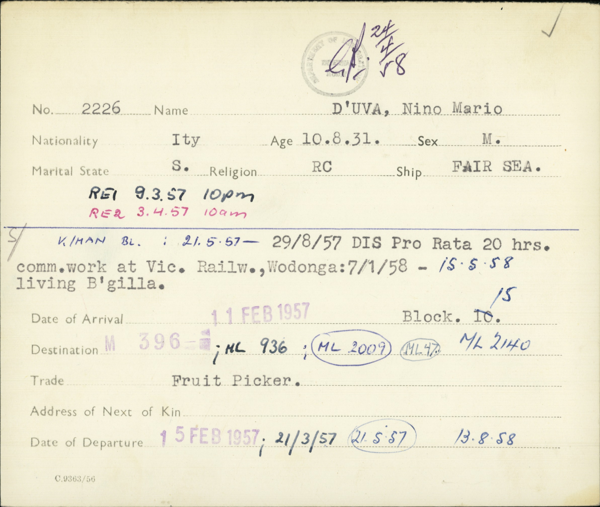 Bonegilla | Migrant Experience