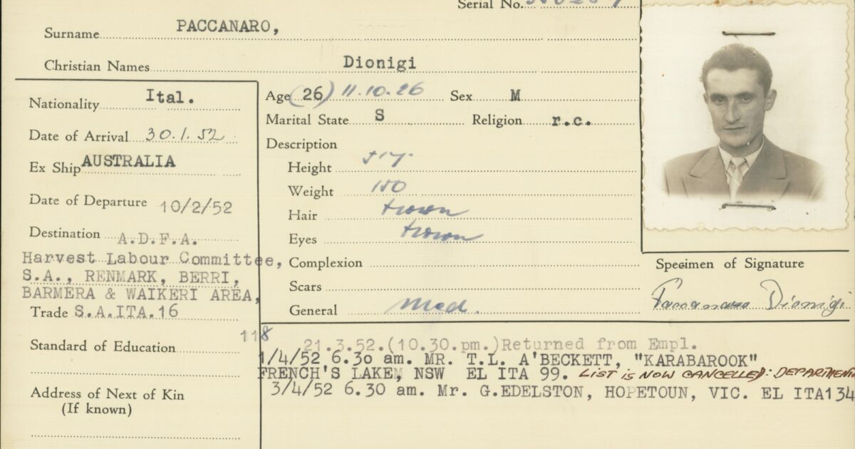 Bonegilla | Migrant Experience